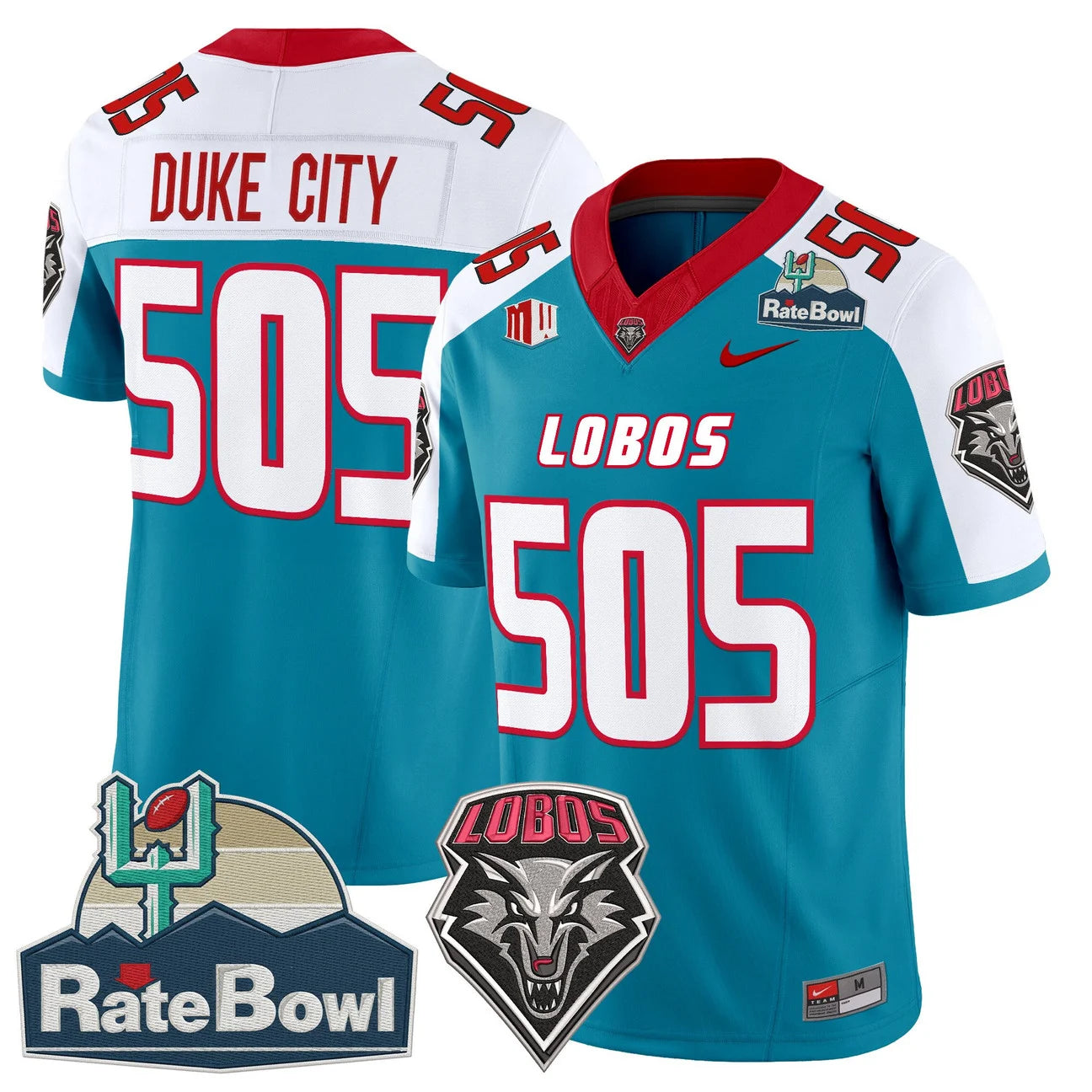 New Mexico Lobos 2025 Rate Bowl Vapor Limited Jersey - All Stitched ...