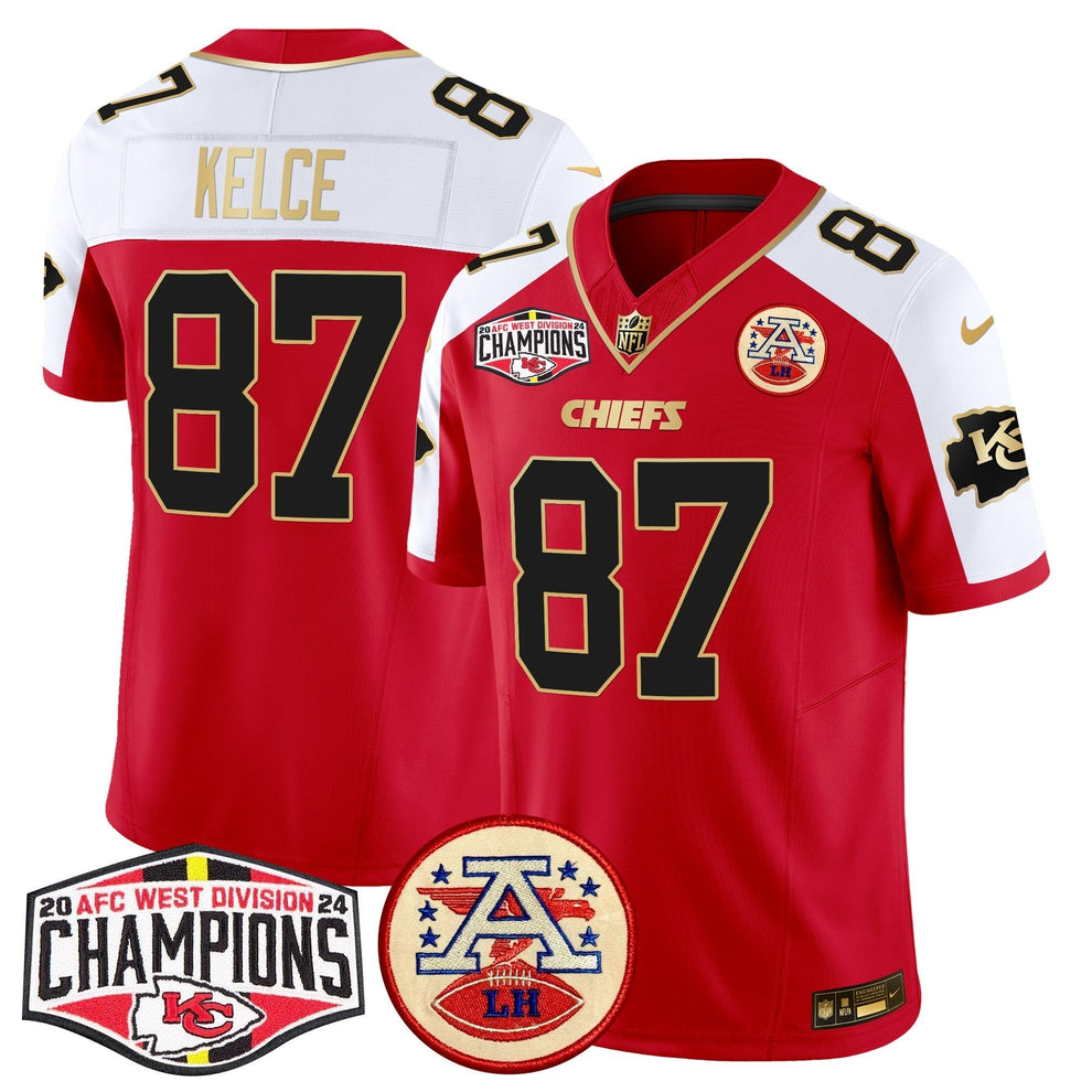 Men's Chiefs 2024 AFC West Division Champions Patch Vapor Limited ...